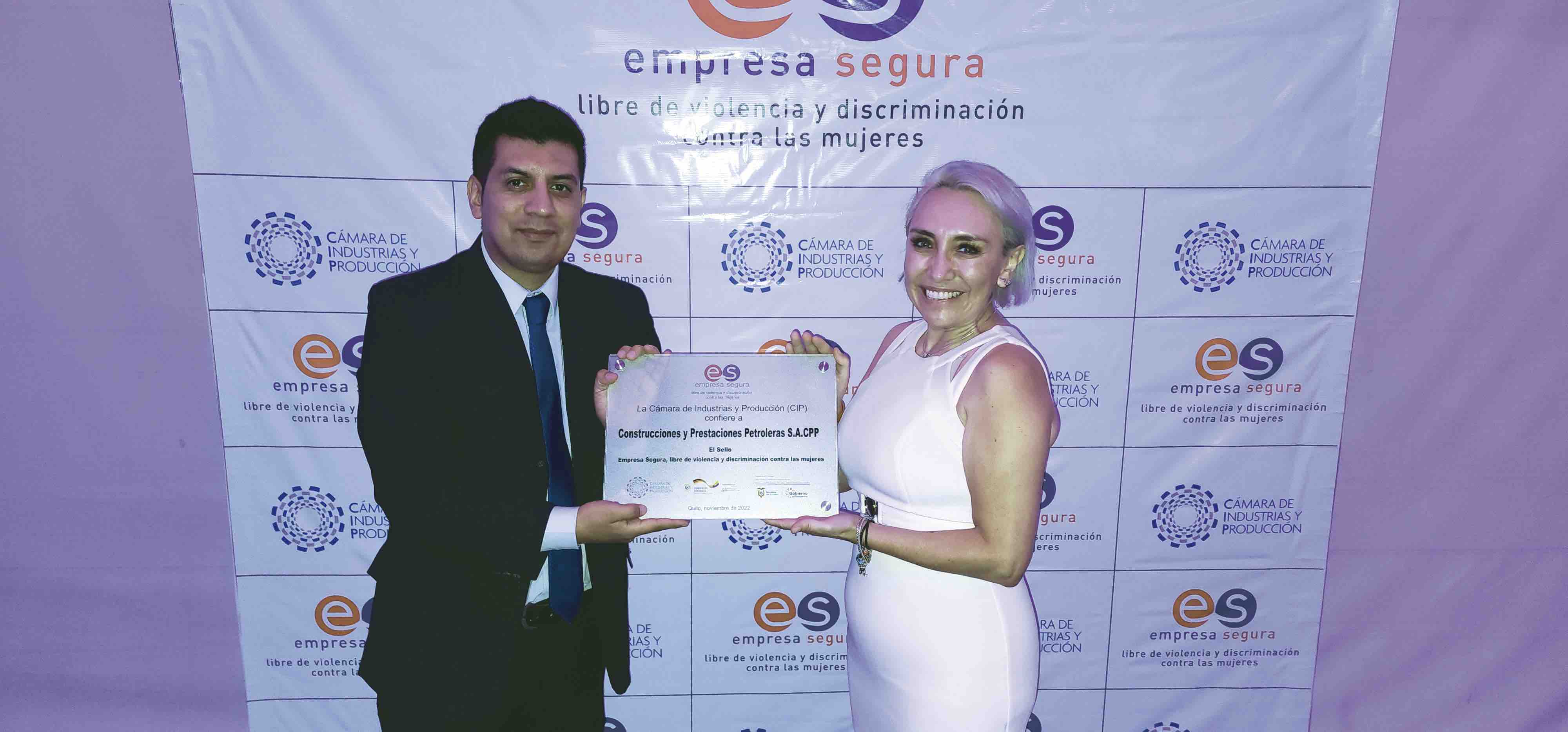 Ecuador: “Sello Empresa Segura” para CPP