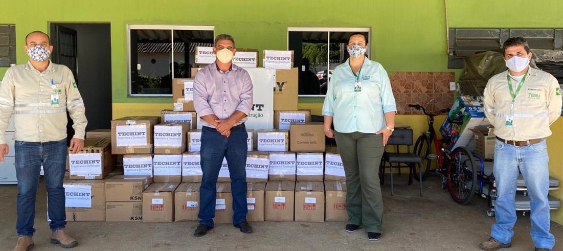 Techint Brasil doa mais de 19 mil EPIs a Serra do Salitre