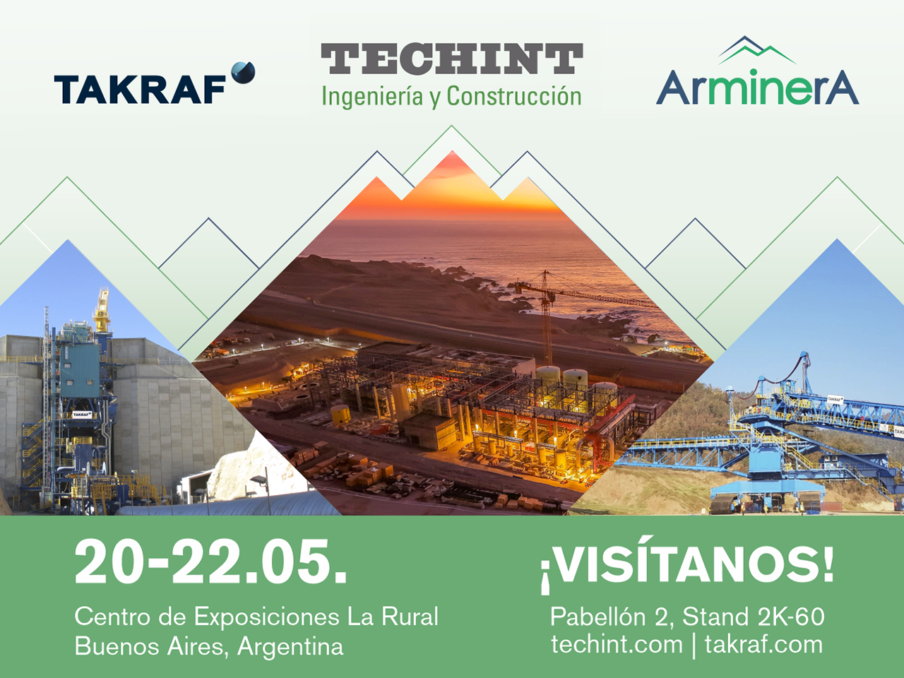 Techint E&C and TAKRAF Group will be present at Arminera 2025
