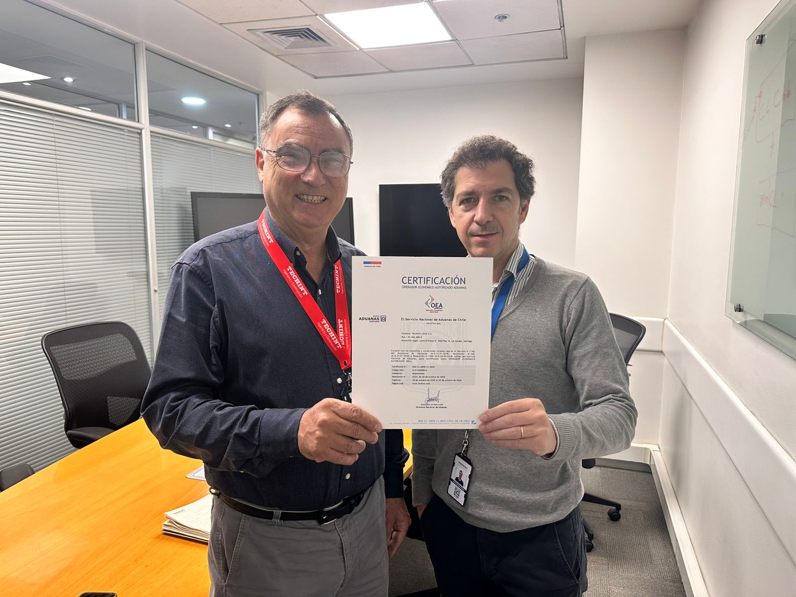 Techint E&C obtiene la certificación OEA de Aduanas en Chile y se ...